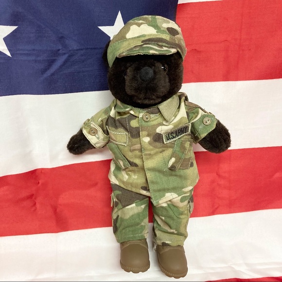 unbranded | Toys | Army Teddy Bear Plush Military Combat Uniform ...